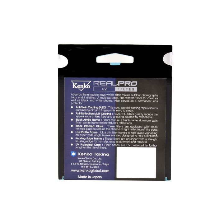 Kenko 55mm RealPro MC UV Filter 225578 | C.R Kennedy NZ
